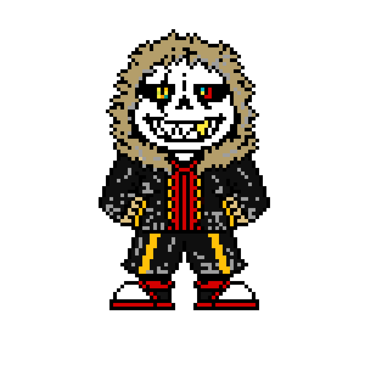 Pixilart - dust fellfell sans by DD-sans