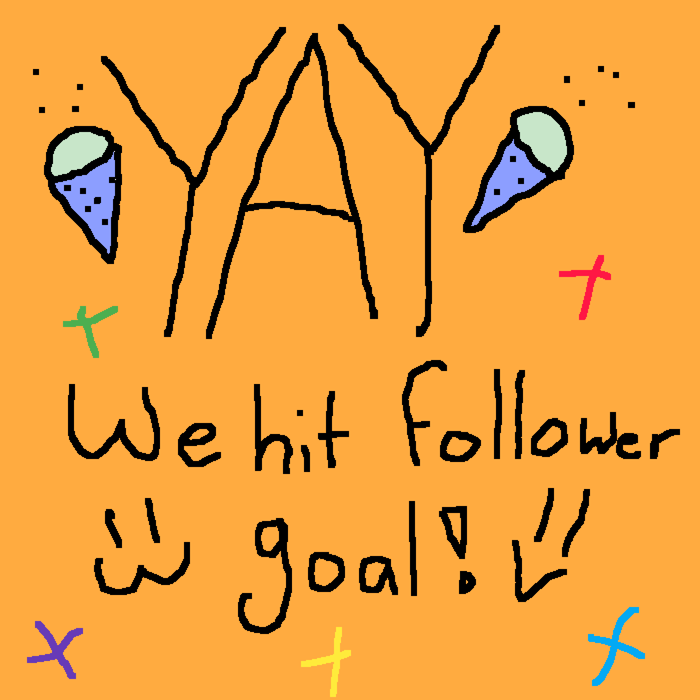 Pixilart - WE HIT THE GOAL by Long-Horse