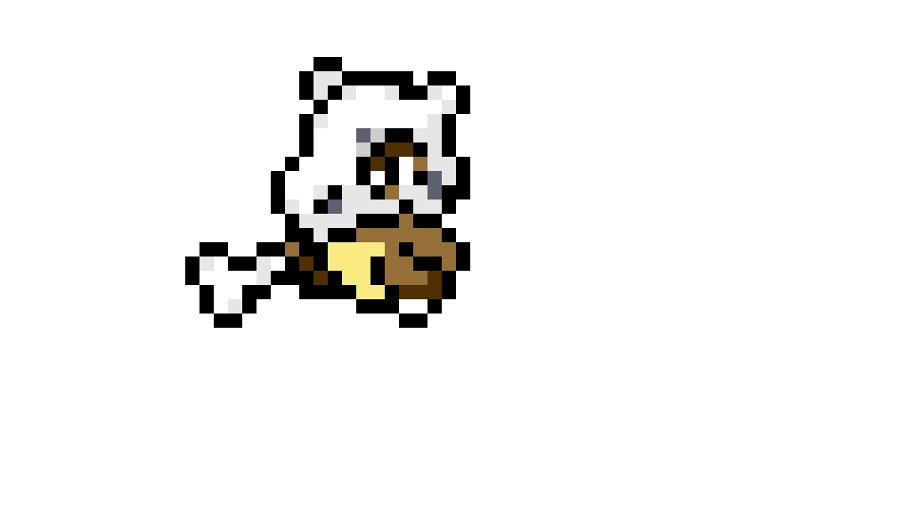 Pixilart - Cubone by QuakenPixels