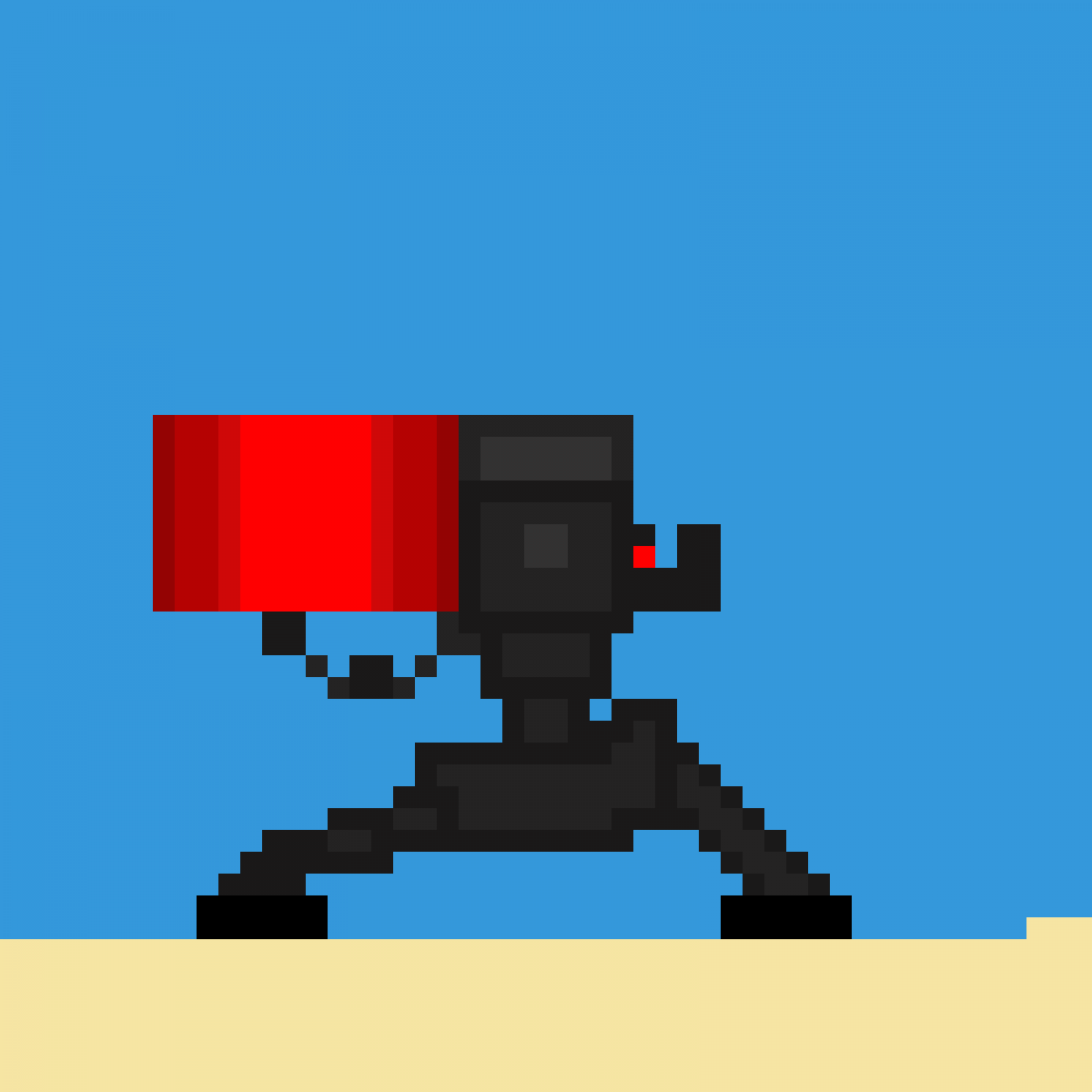 Pixilart - team fortress 2 sentry by Blulicht