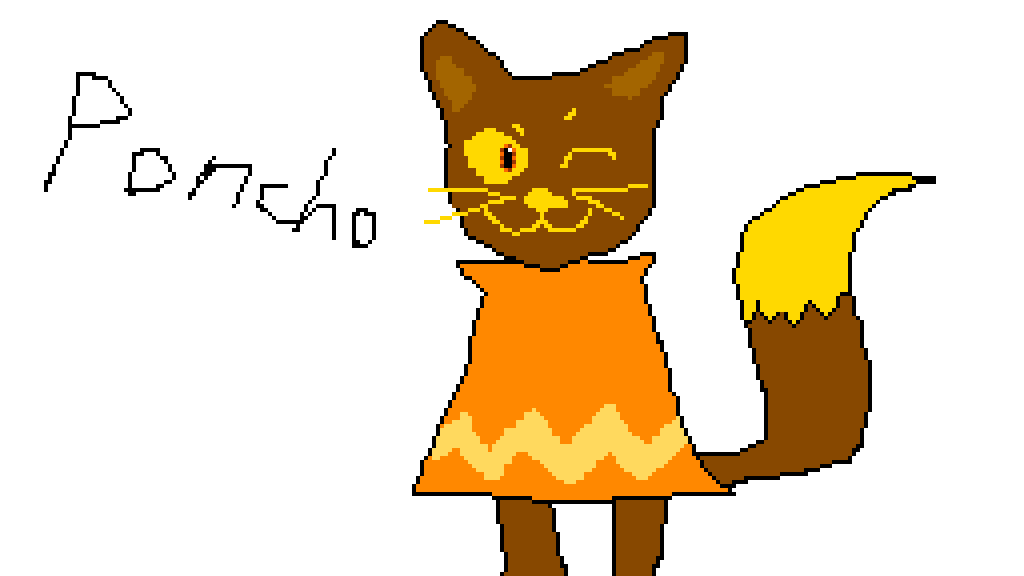 Pixilart - Poncho by Grossalicious