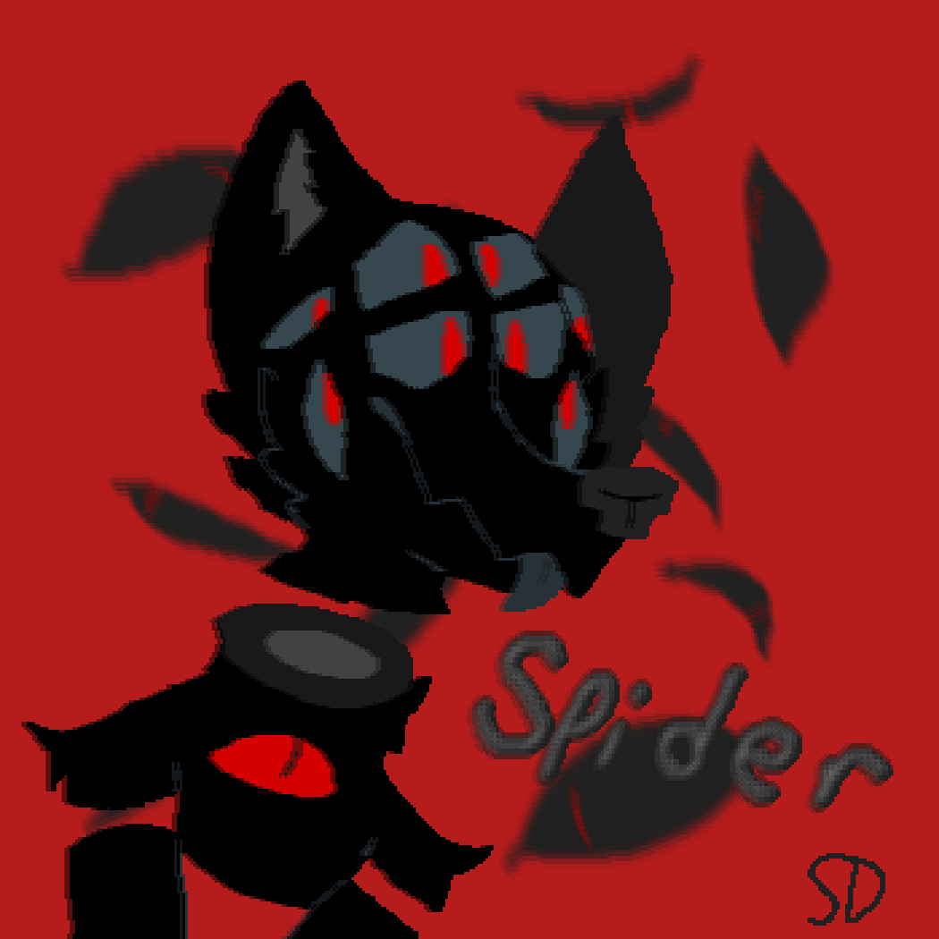 Pixilart - -Spider- (New PFP) by SpringyDerp