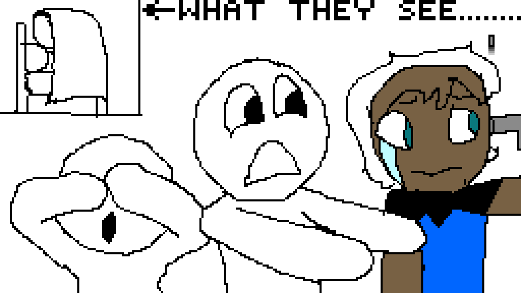 Editing Caught in the act - Free online pixel art drawing tool - Pixilart