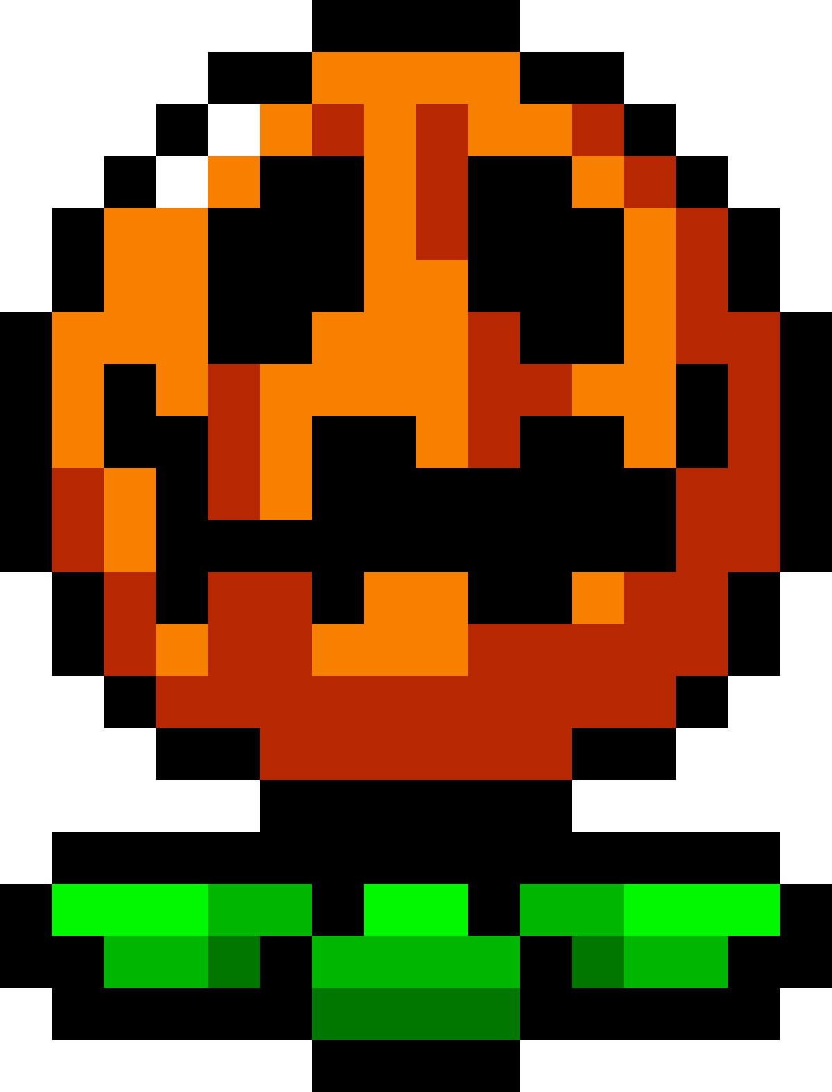 Pixilart - SMW Pumpkin Plant by WeegeePJ