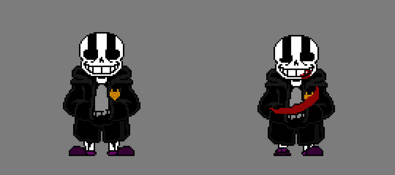 Pixilart - GreyTale Sans by Grey-Soul