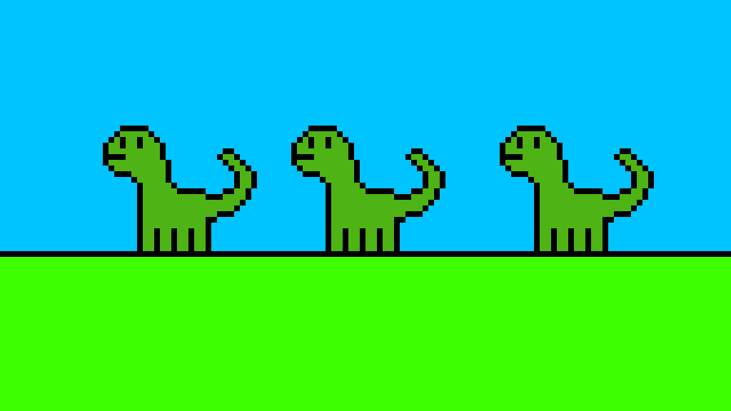 Pixilart Dinosaurs By Bosspig321