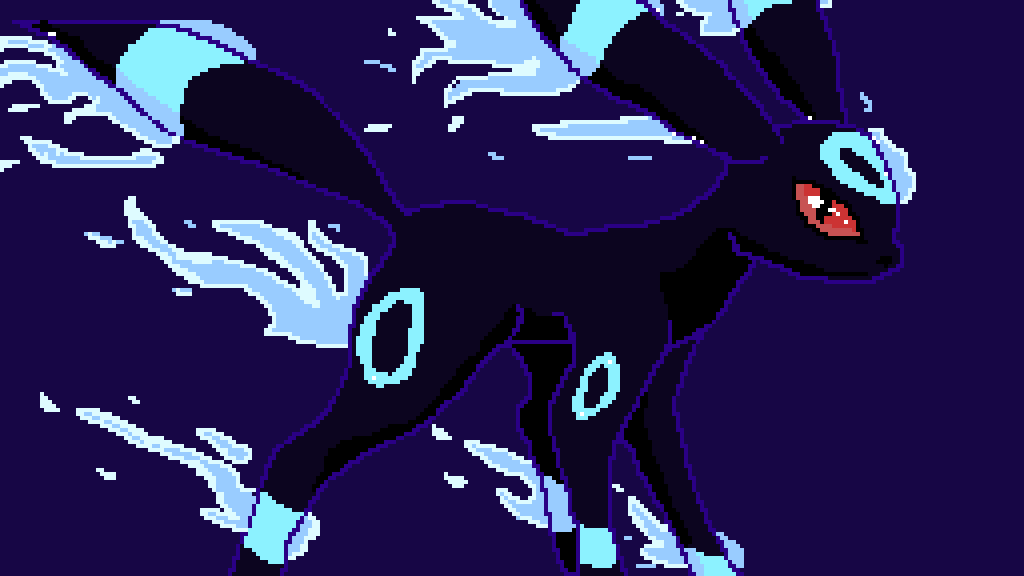 Pixilart - Powerful Umbreon Shiny by templisCarcino