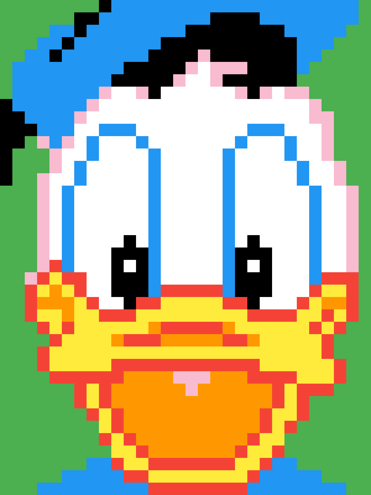 Editing Donald Duck - Free online pixel art drawing tool - Pixilart