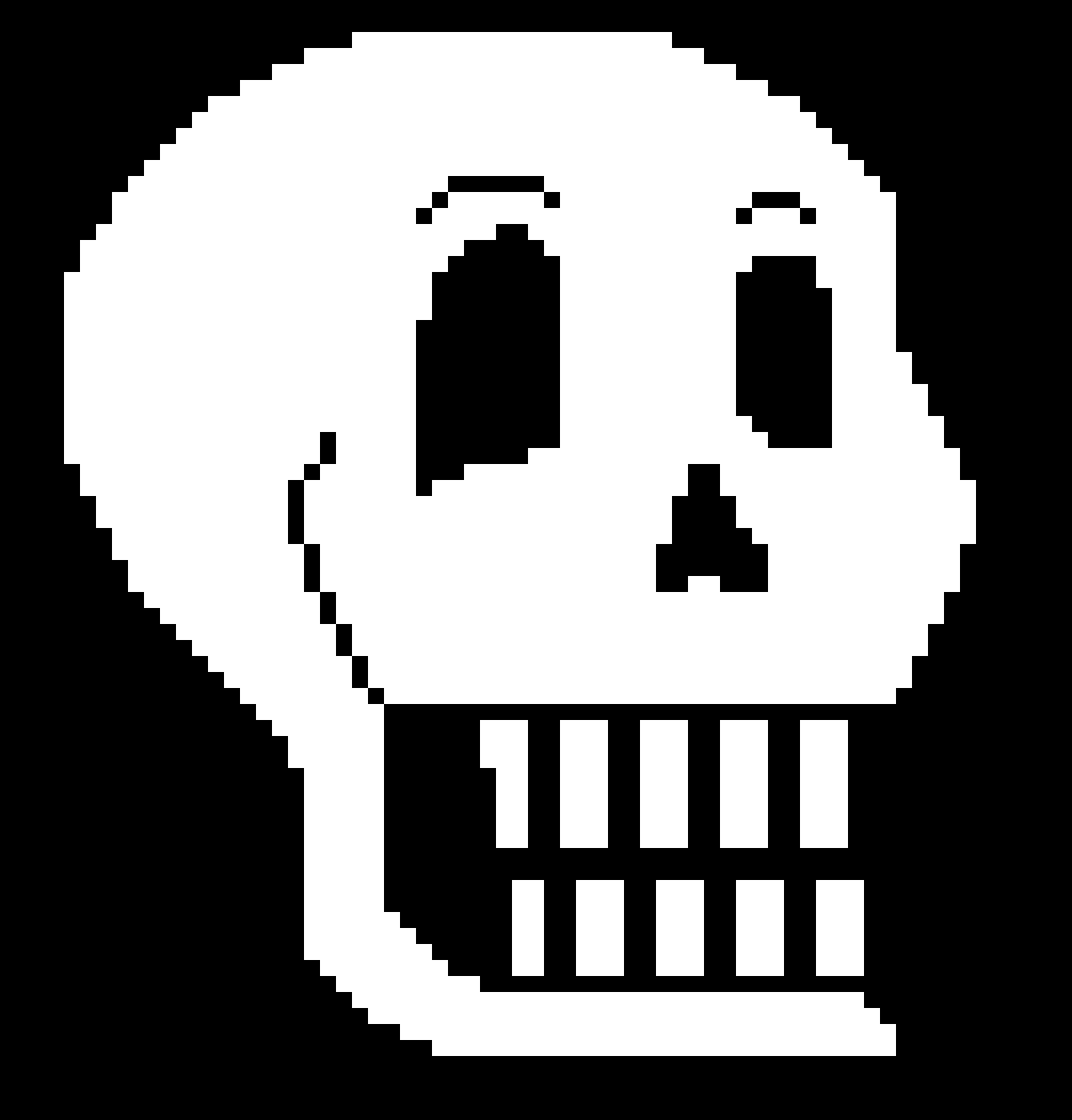 Pixilart - Papyrus Face Aus by LazyPinecone142