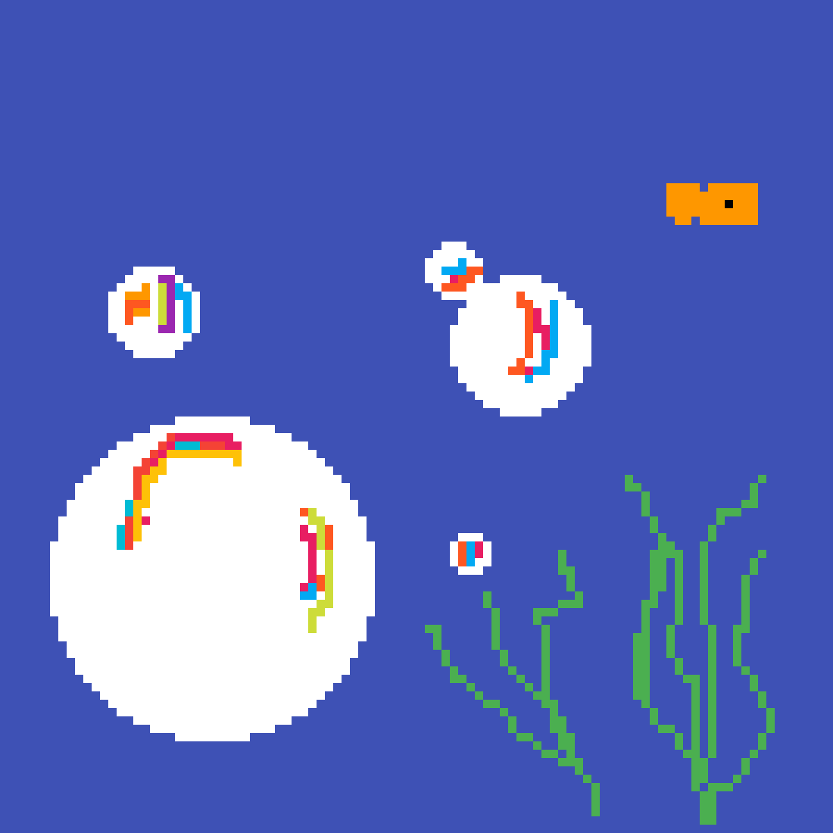 Editing Under-Water Bubbles - Free online pixel art drawing tool - Pixilart