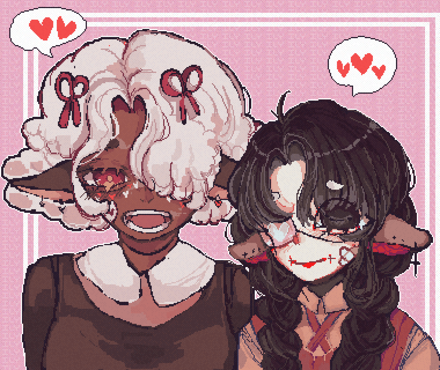 Pixilart - sheep & goat by sighs