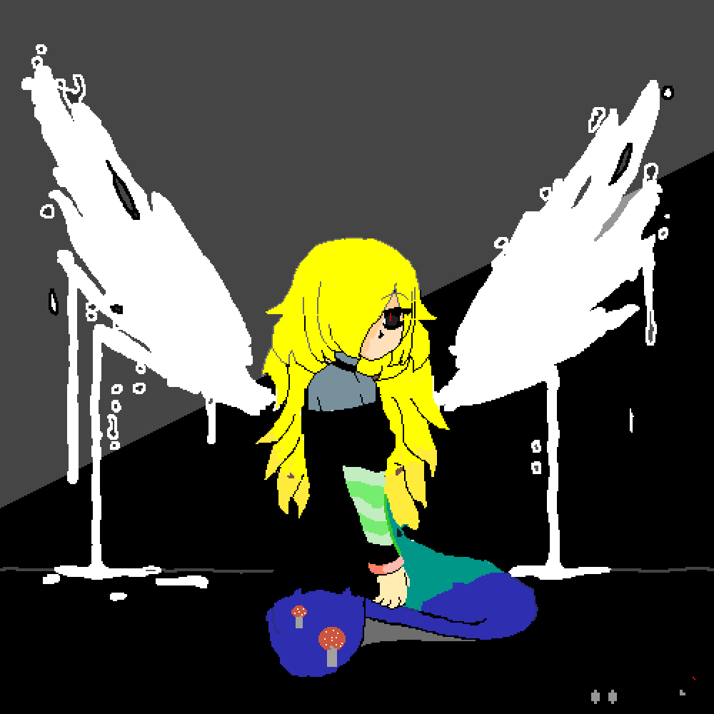 Pixilart - the fallen angel by maddie12345678