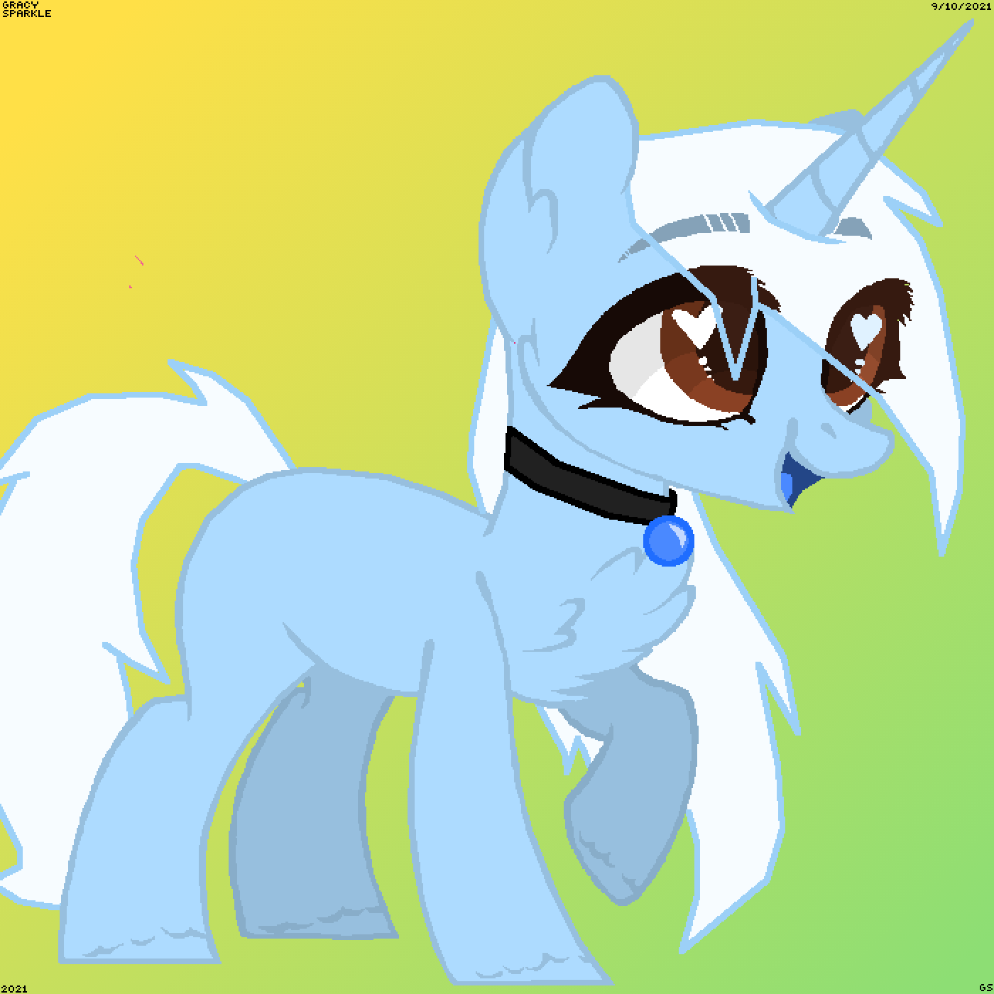 Pixilart - SnowFlake MLP OC Update by GabbyTheCat