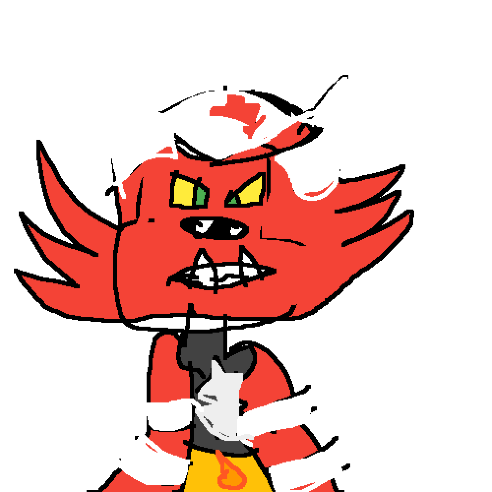 Editing Shiny Incineroar - Free online pixel art drawing tool - Pixilart