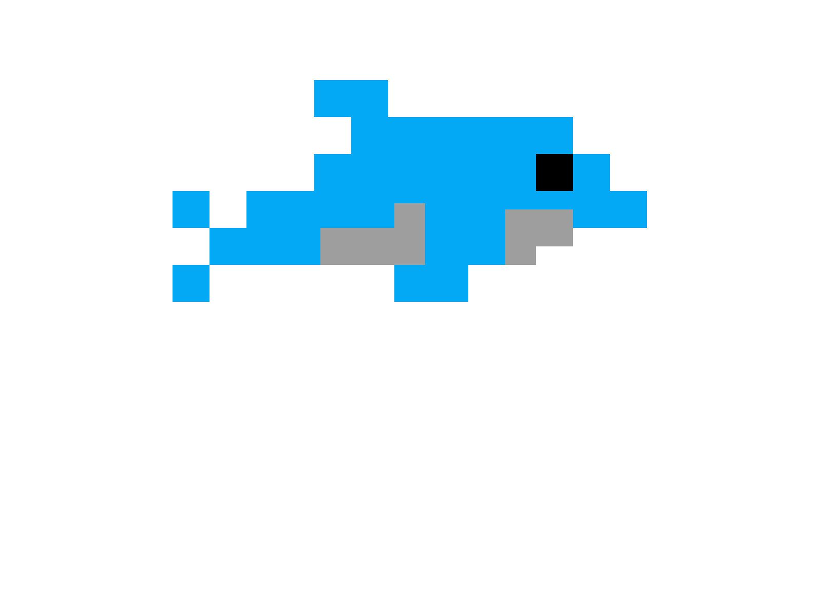 Pixilart - Pixel Dolphin 32x32 by MaddyWorldz-YT
