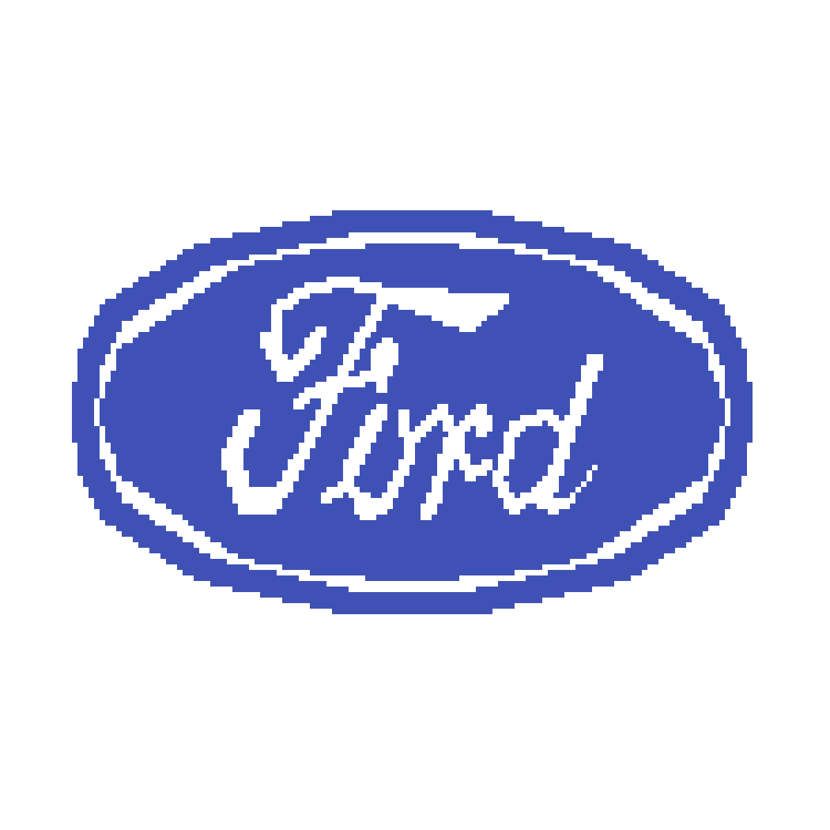 Pixilart - ford logo!! by tornadolucas777