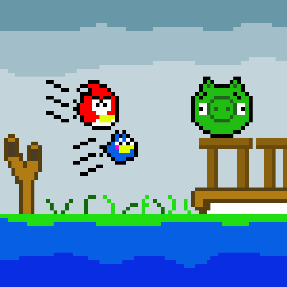 Pixilart - Angry BirdsPixArt Edition by Madboi5490