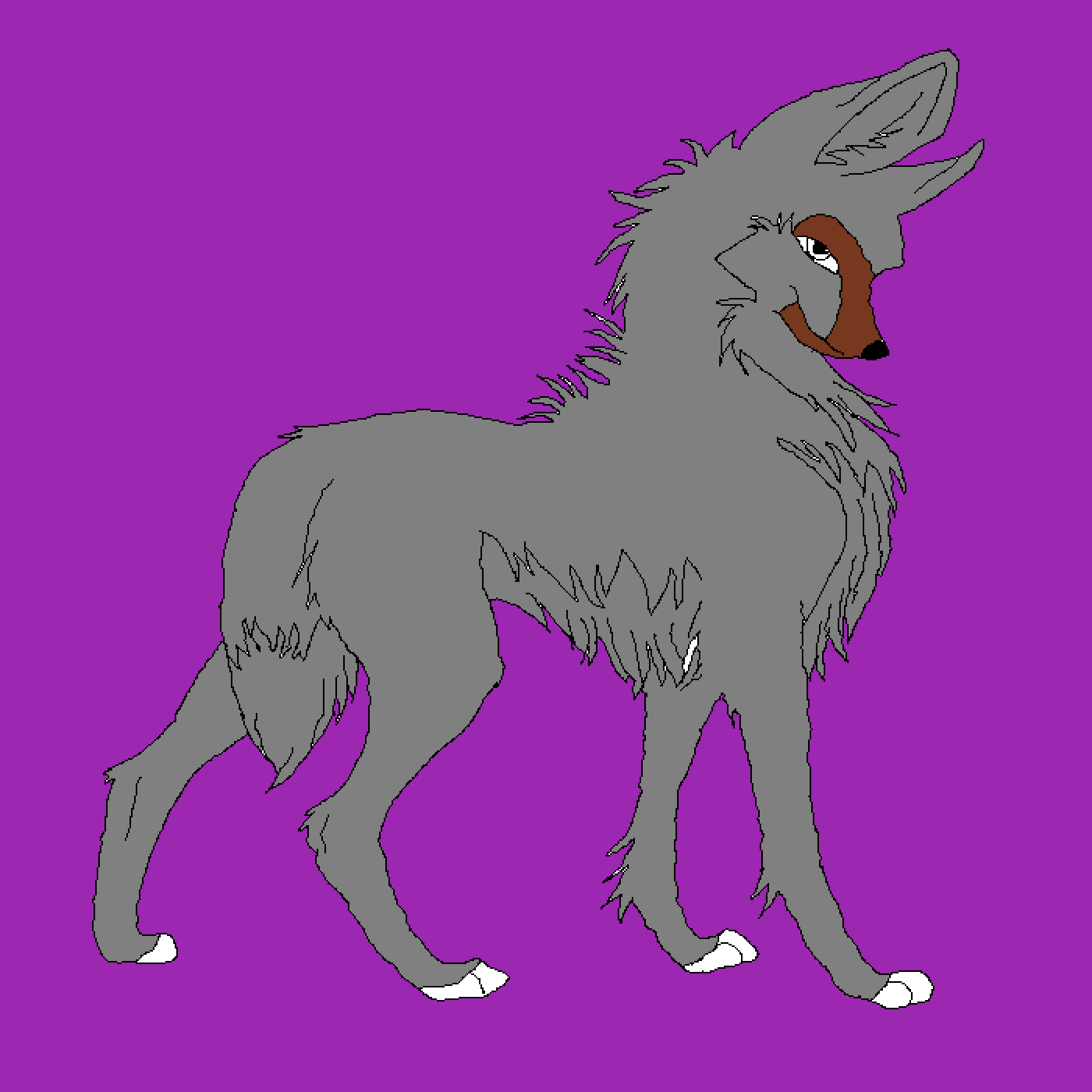 Pixilart - she wolf by Annieisbacc