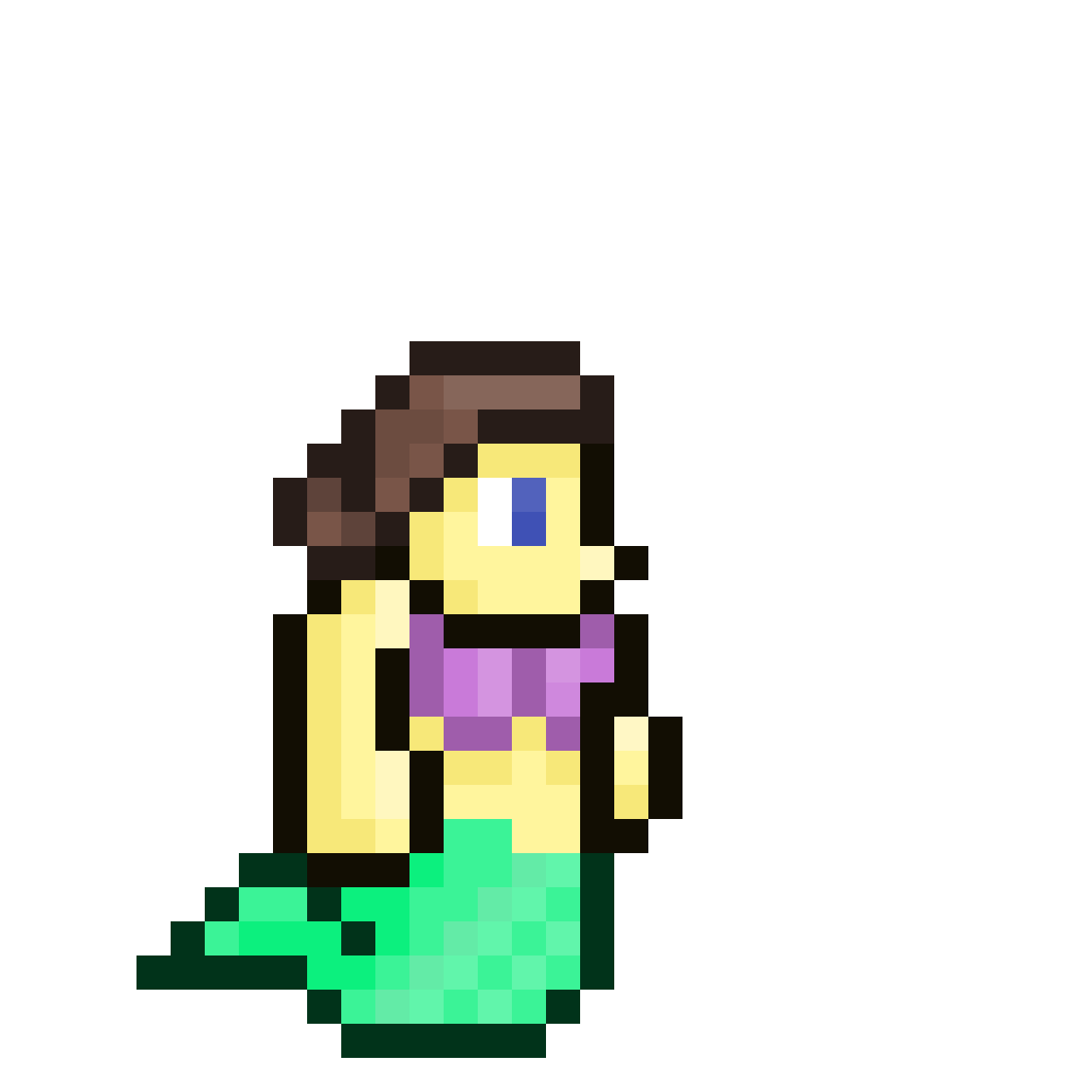 Pixilart - Terraria Mermaid NPC by yoshifan101