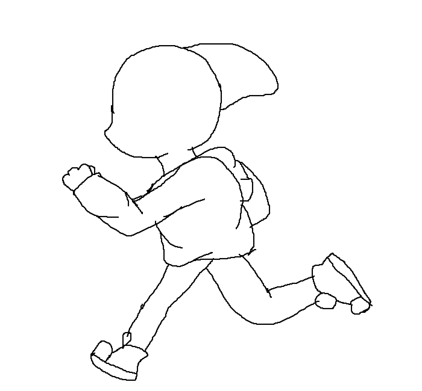 Pixilart - base run remake 2 by galaxchii11