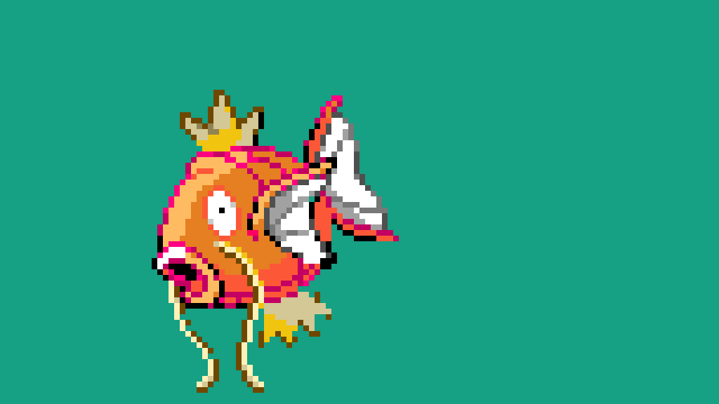 Pixilart - Magikarp Pokemon by pokemonRawesome