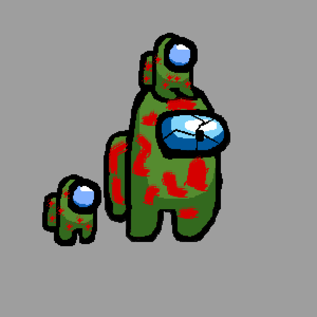 Pixilart - among us zombies by Tchobao