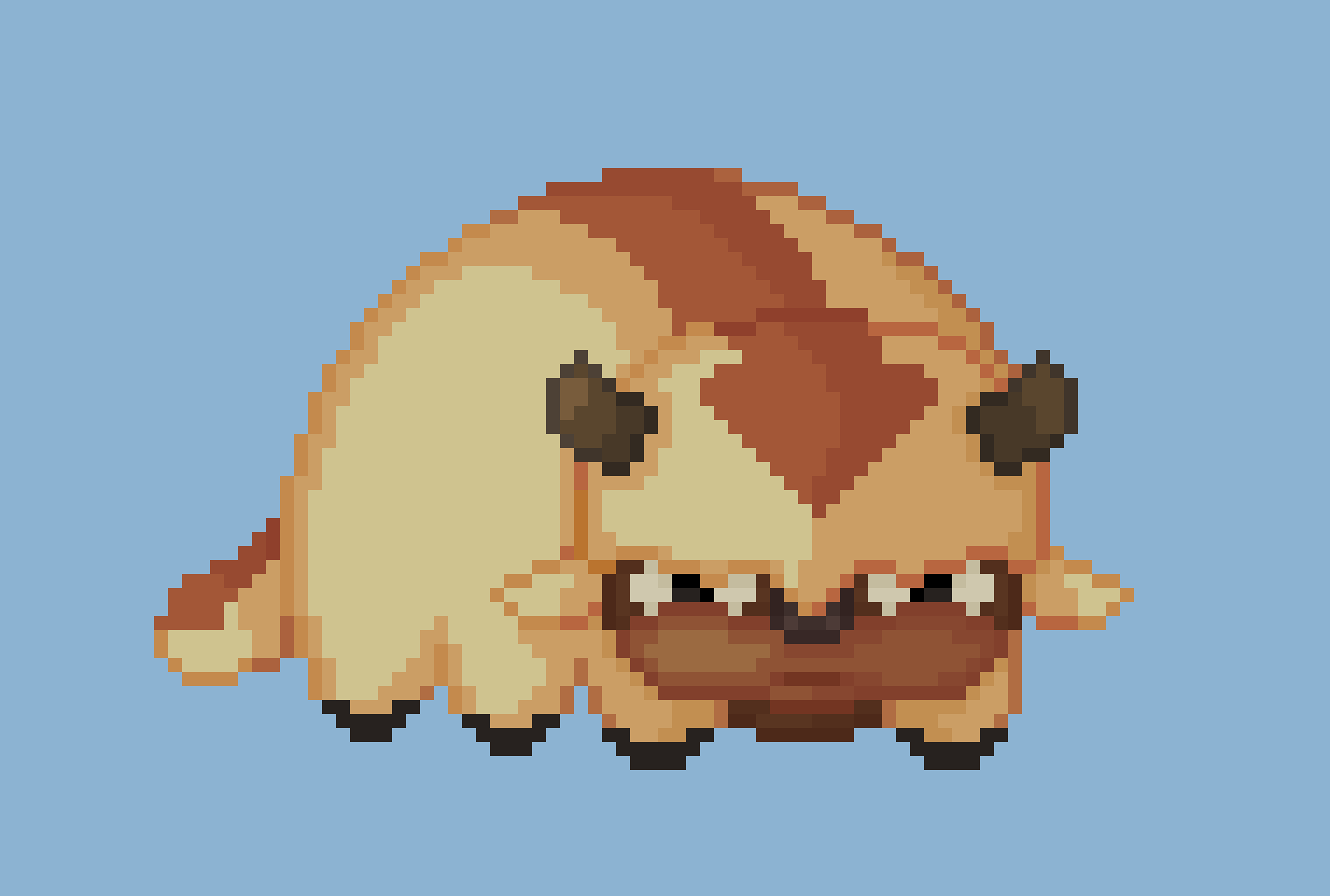 Pixilart - appa by HelenPixels