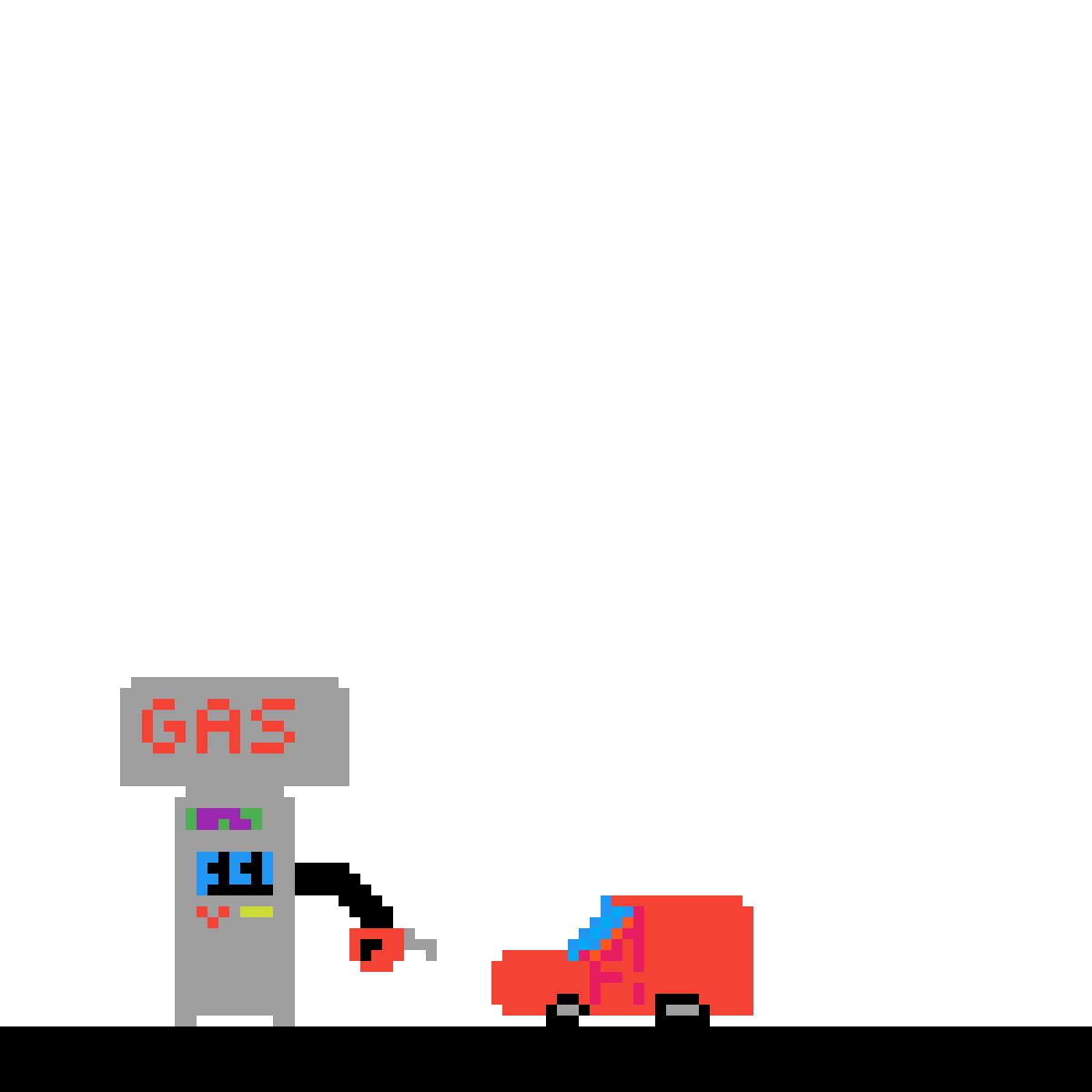 Pixilart - Gas Station FAIL! by Anonymous