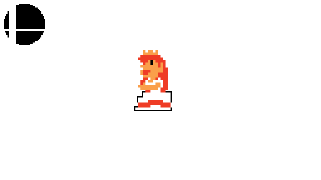 Pixilart - Princess Peach - Super Mario Bros. by Conman866