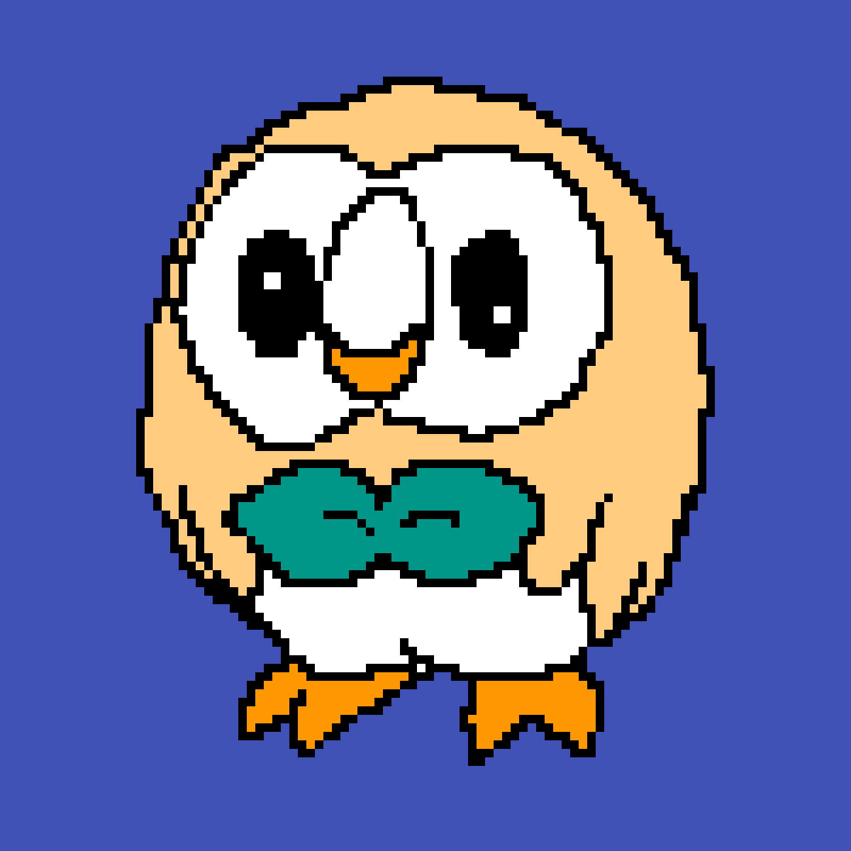 Pixilart - Rowlet by Amoonguss