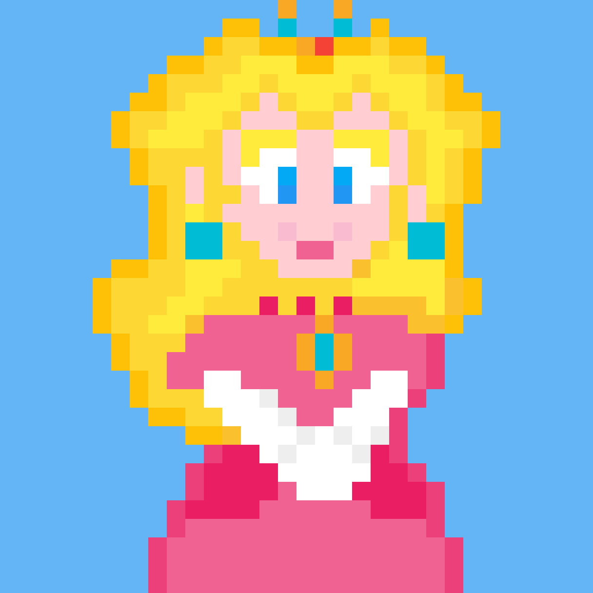 Pixilart - Princess Peach by Tygur8v