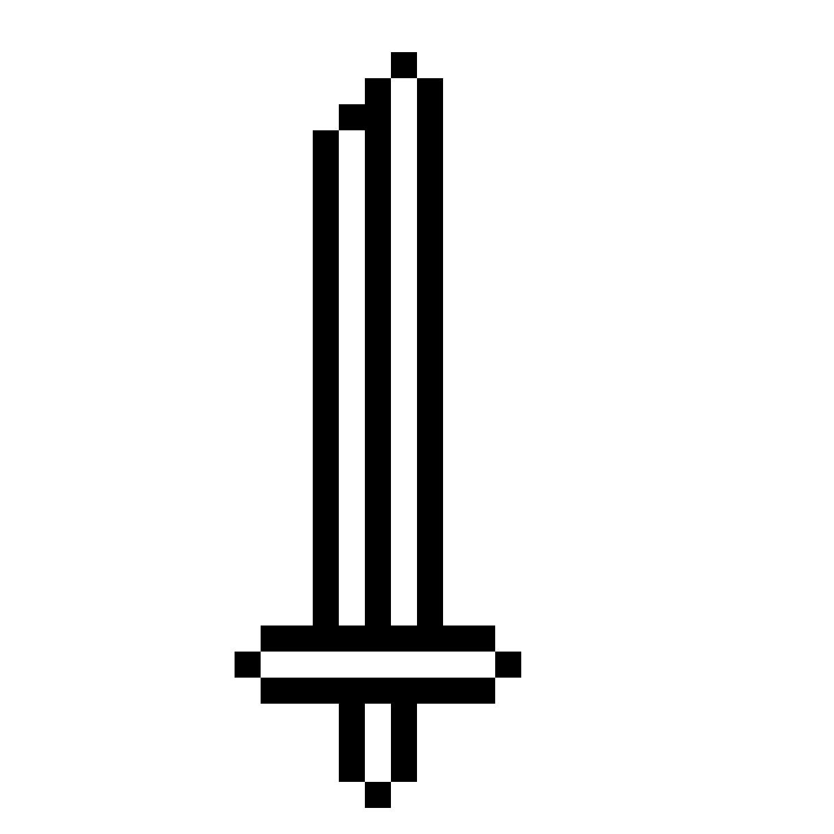 Pixilart - meltdown sword sprite by Cheesrandomart