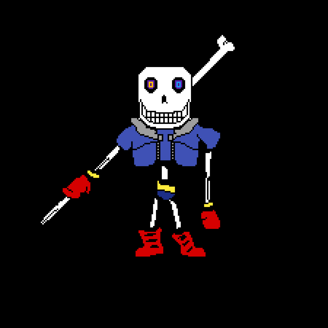 Pixilart - Dustbelief Papyrus by Grage Pixilart - Dustbelief Papyrus by Grage