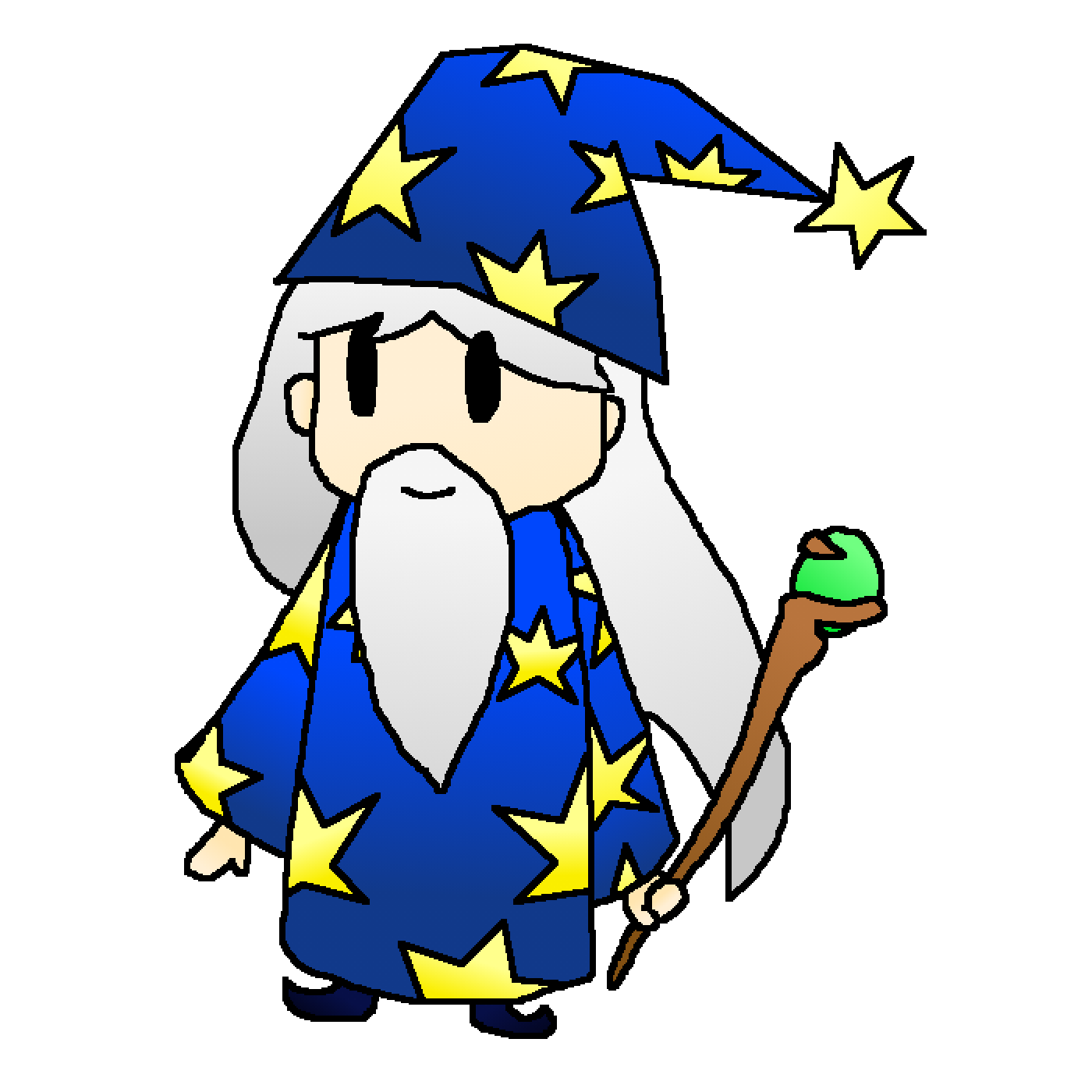 Pixilart - Wizard by Crystal-Pixel
