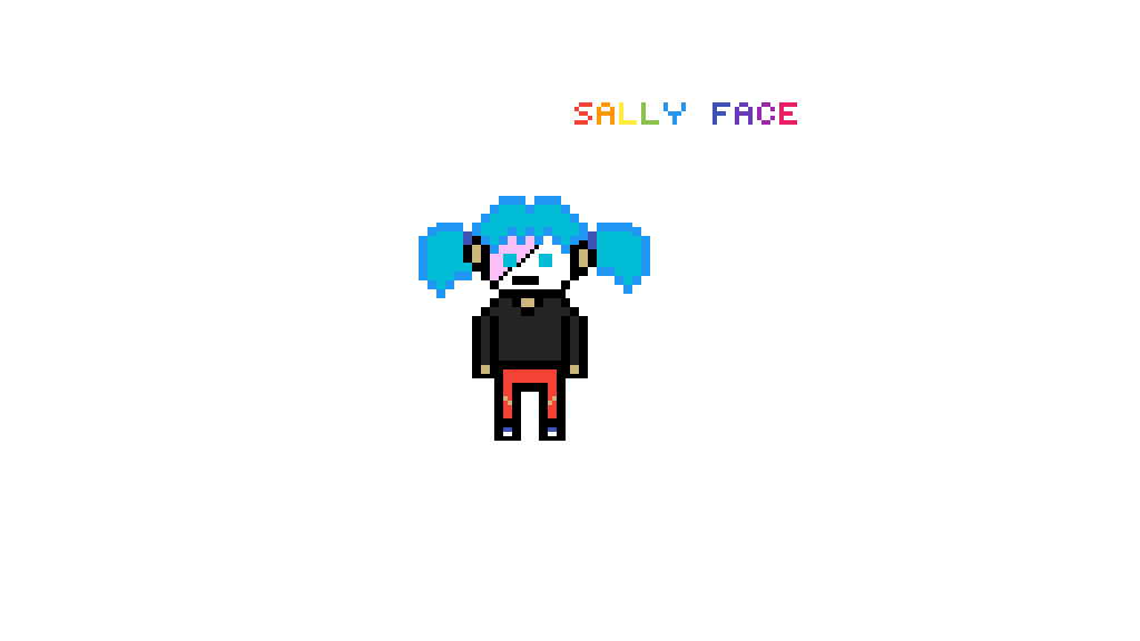 Pixilart - sally face a new version :3 by Aphplayz