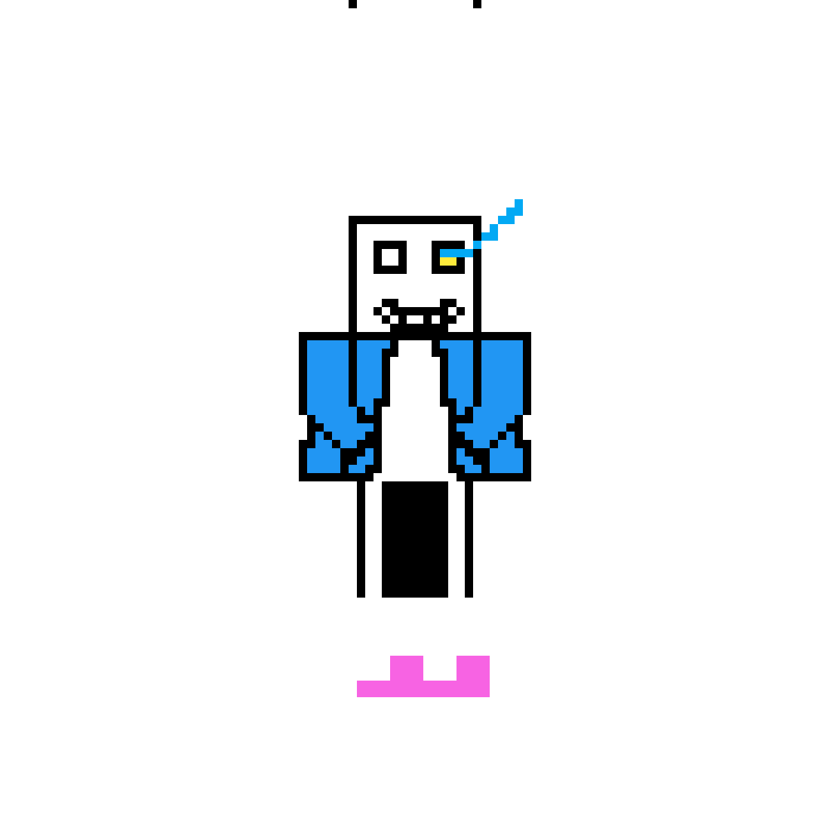 Editing MINETALE Sans (battle sprite) - Free online pixel art drawing ...