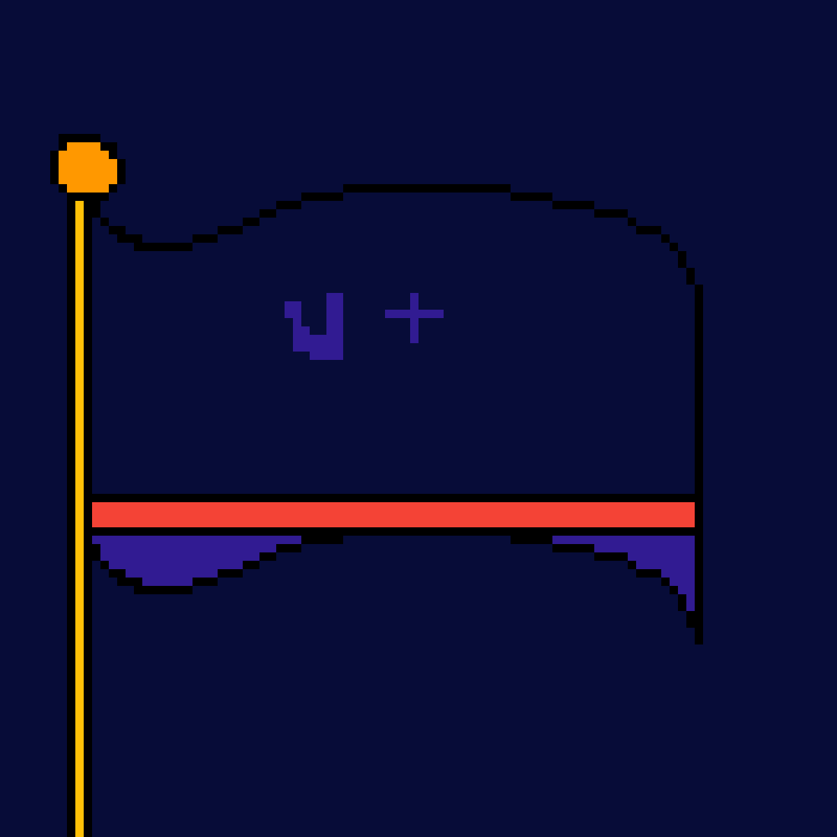 Editing undertale flag - Free online pixel art drawing tool - Pixilart