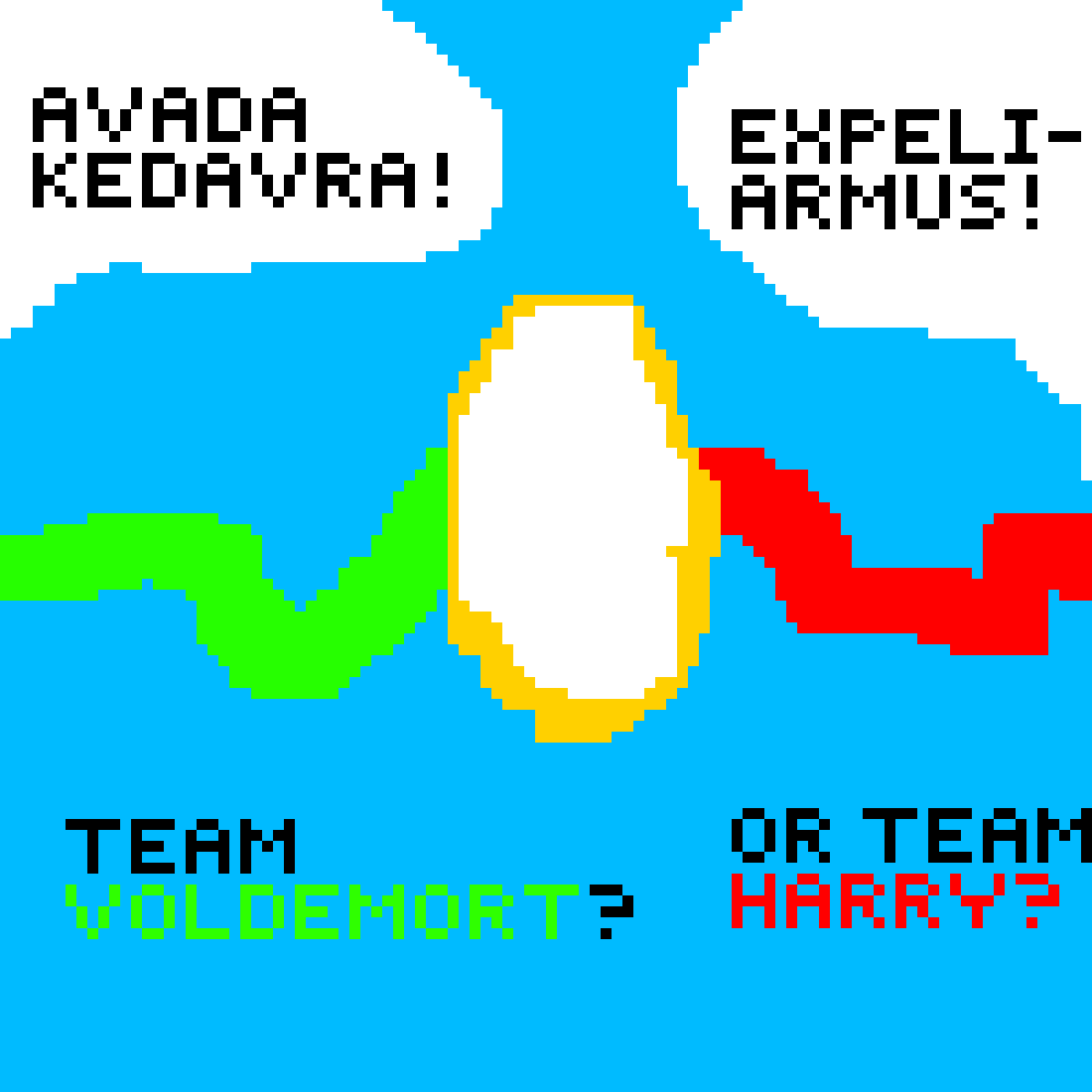 Edición Harry V S Voldemort - Herramienta gratuita de dibujo en línea ...