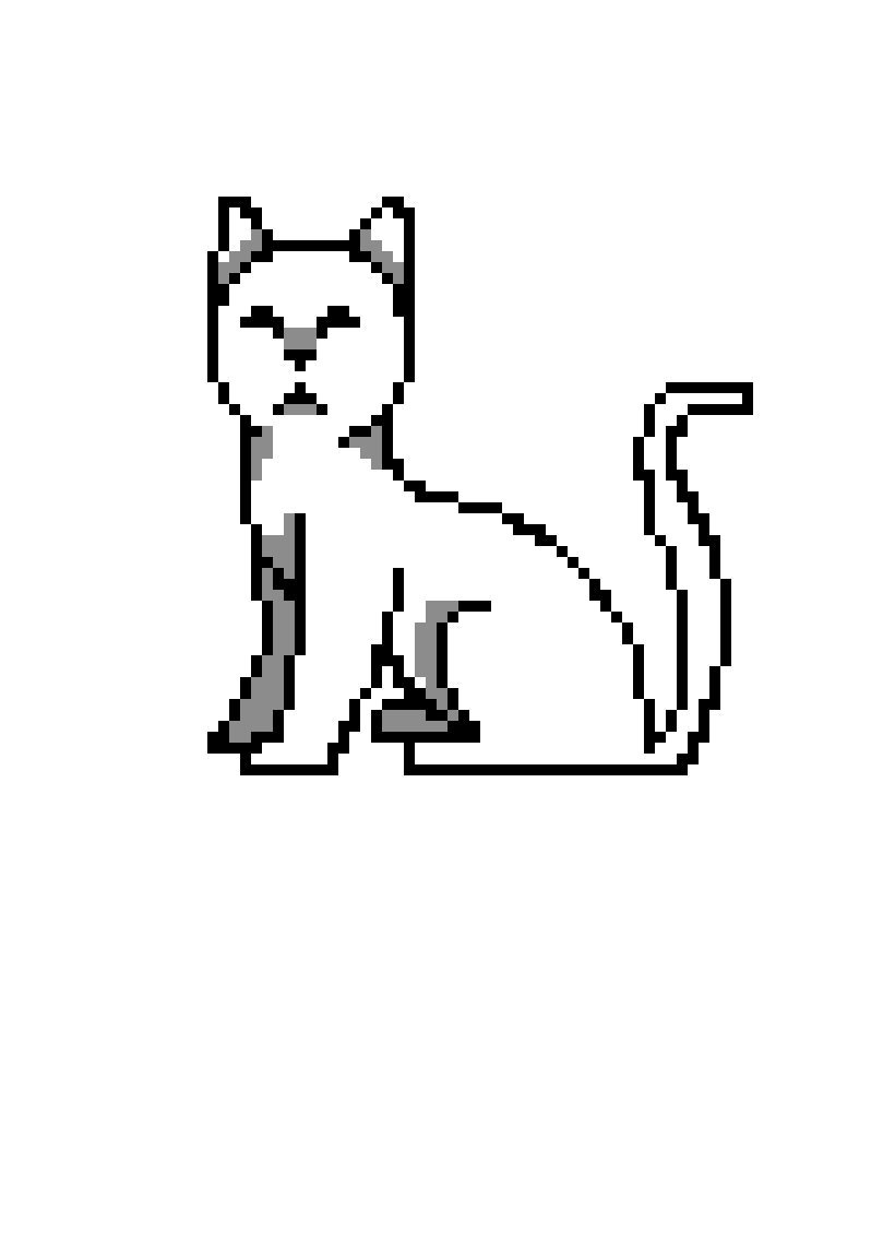 Pixilart - Base cat v.2 by StellaShepherd