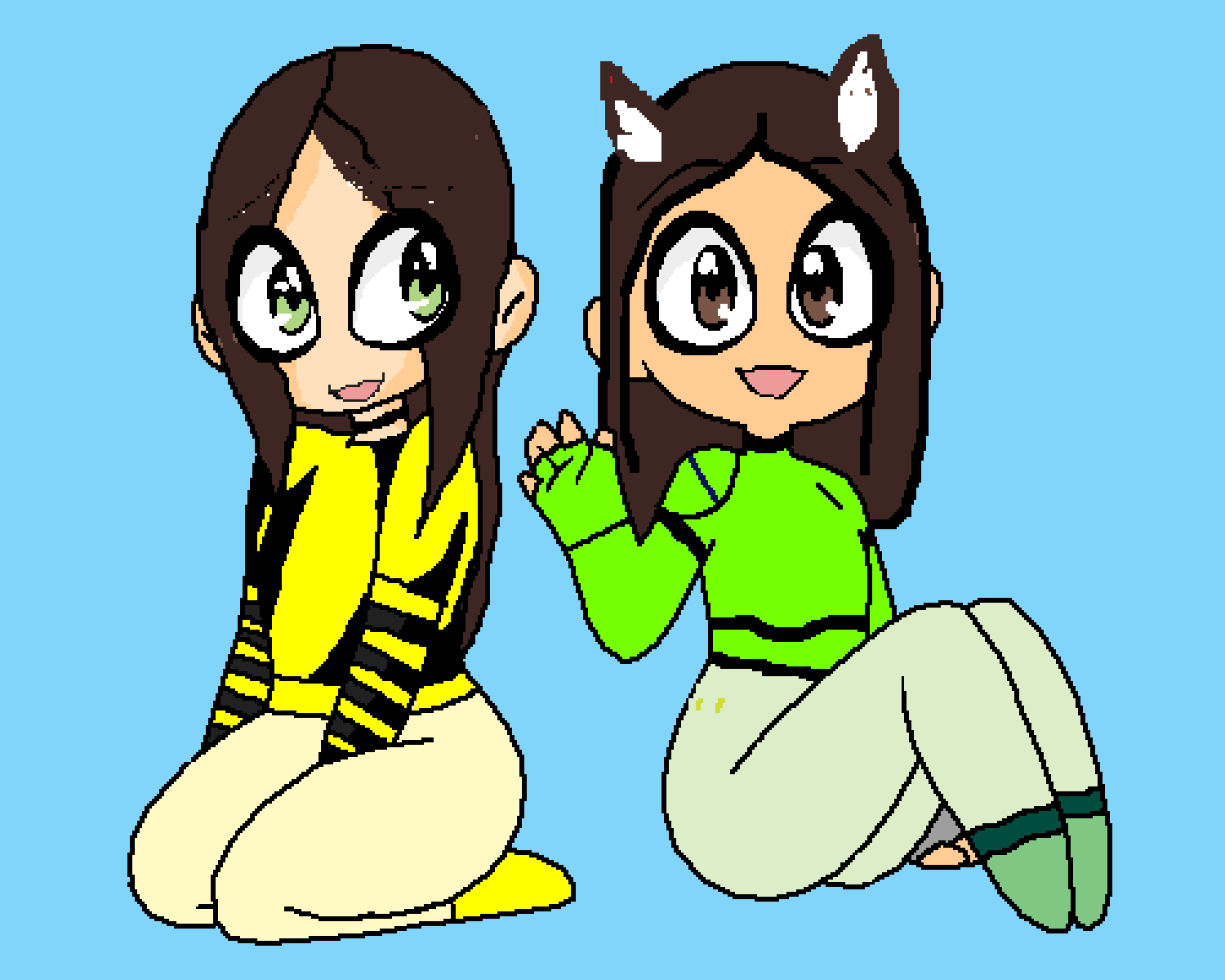 Pixilart - my friends in real life by MoonCandy13