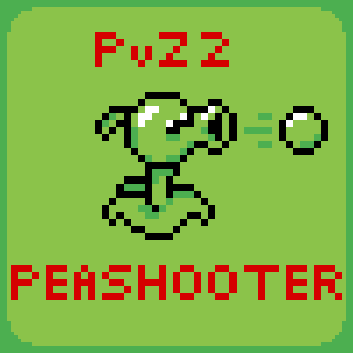 Editing PvZ /PvZ 2 - Peashooter - Free online pixel art drawing tool ...