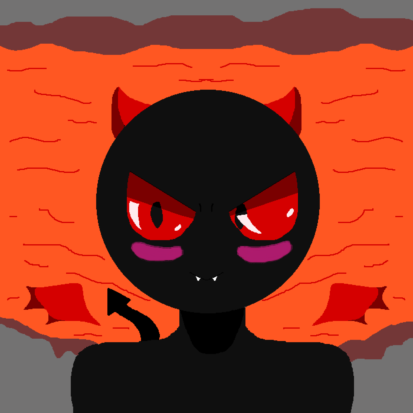 Pixilart - Little demon by Queenpixil