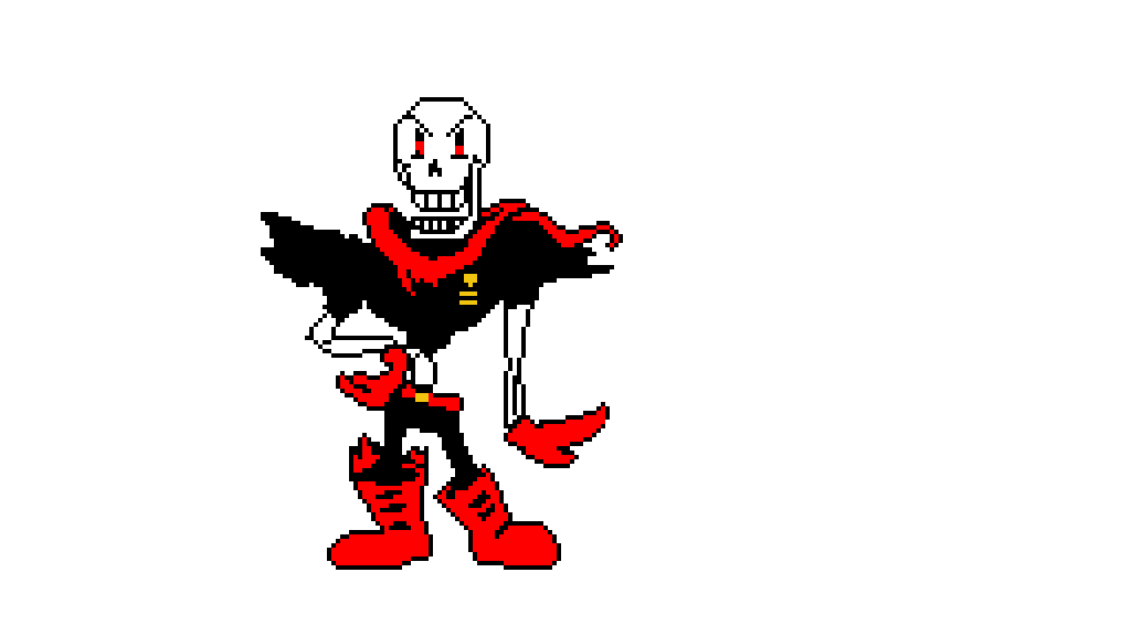 Pixilart - Underfell Papyrus by Jgjggui