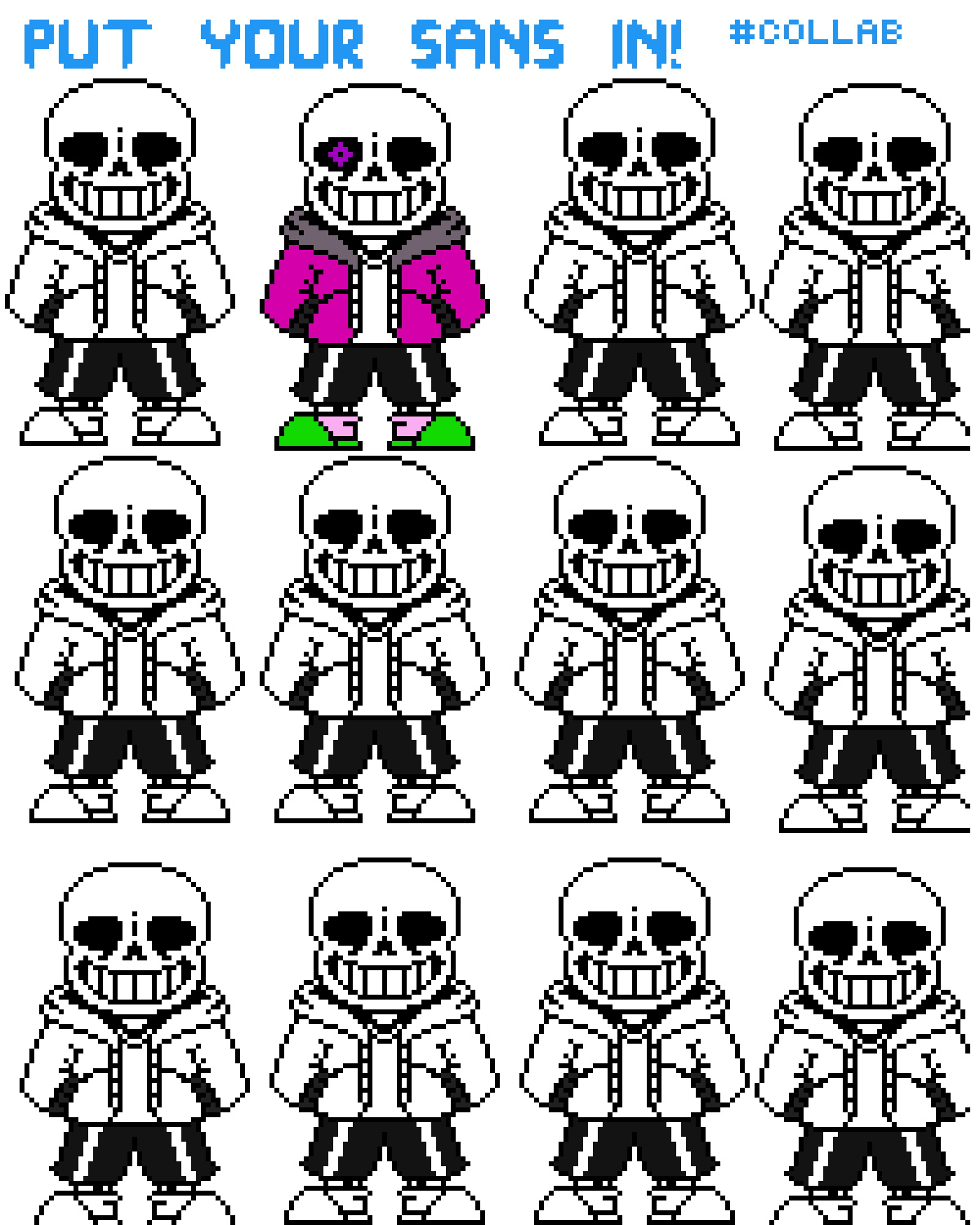 Edición my sans idle - Herramienta gratuita de dibujo en línea de pixel ...