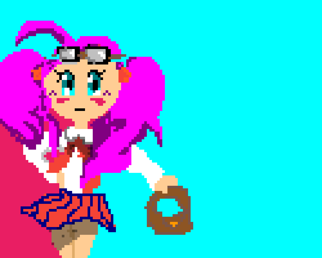 Editing Kate the adventurer - Free online pixel art drawing tool - Pixilart