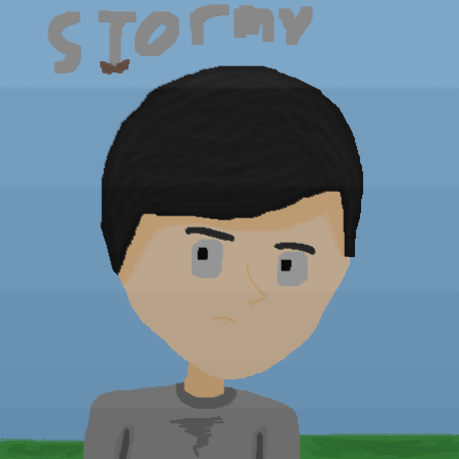 Pixilart - Stormy As A Human V2 by Twisty