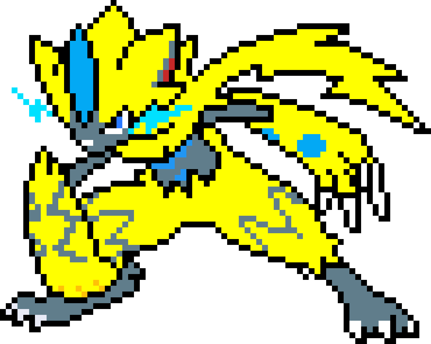 Pixilart - zeraora by aloosi172