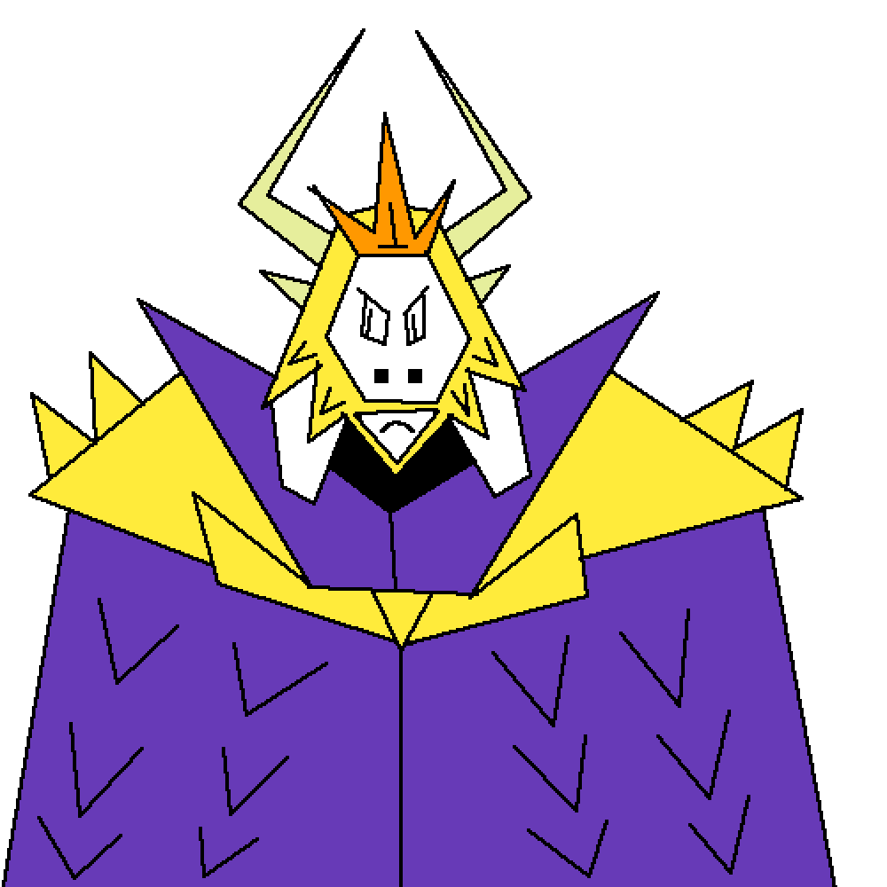 Pixilart - my own au pointytale asgore by fusion12345