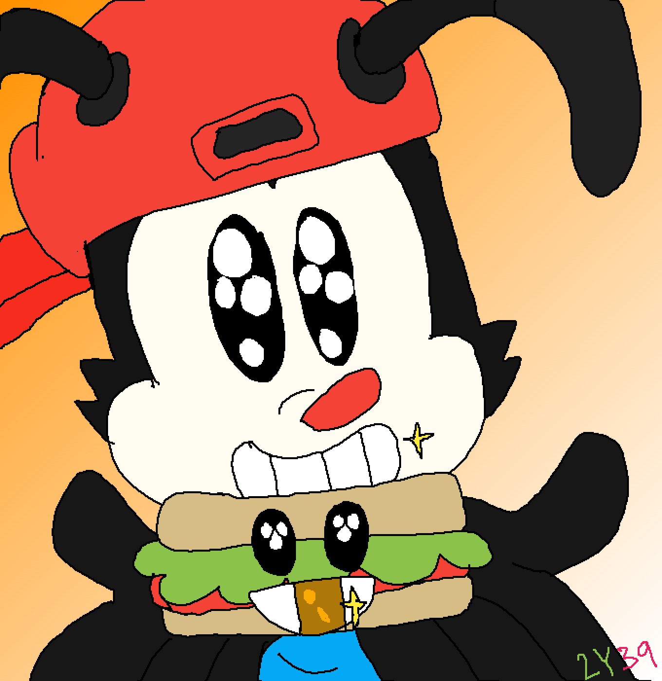 Pixilart - Wakko by LightYear39