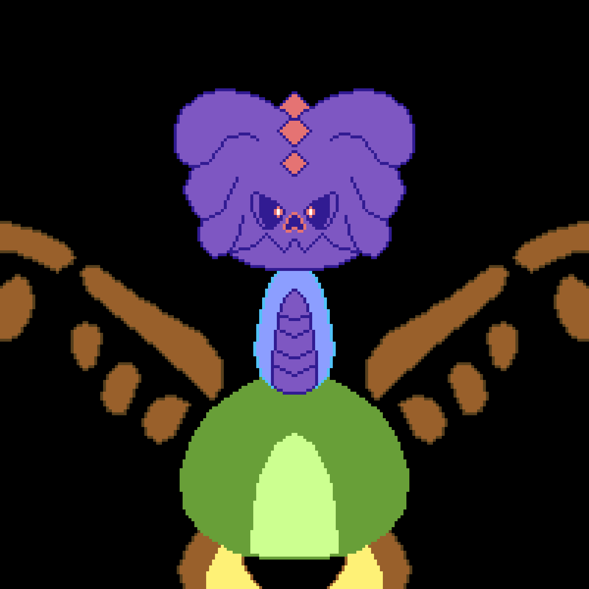 Pixilart - Destroyer in the Commodore 64 color palette by VessReal